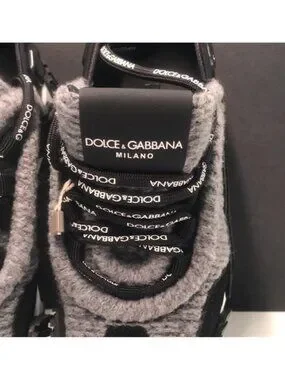 Dolce & Gabbana | Shoes | New Auth Dolce Gabbana Lowtop Sneakers Black ...